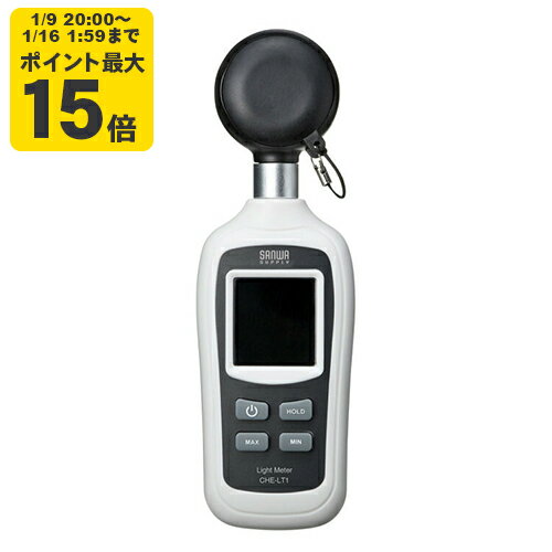 商品概要 品番CHE-LT1JANコード4969887885642商品仕様■測定範囲：照度/0lx〜200KLux温度/-20℃〜60℃■測定精度：照度/±3％rdg±8d（10000Lux未満）、 ±4％rdg±10d（10000Lux以...