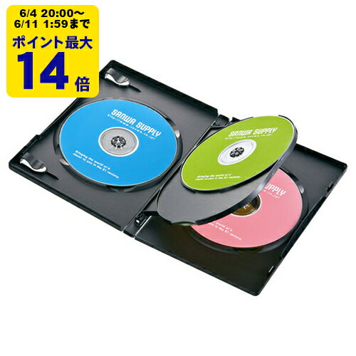 商品概要品番DVD-TN4-03BKNJANコード4969887314630商品仕様■カラー：ブラック■サイズ：W136×D14×H191mm■重量：98g■材質：PP■ディスク収納数：4枚■入数：3枚セット■セット内容：本体、インデックス...
