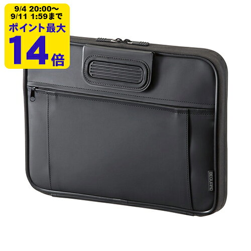 商品概要 品番IN-H13BKNJANコード4969887685587商品仕様■カラー：ブラック■材質：表装/PU■サイズ：パソコン収納部/W330×D40×H235mm（参考収納寸法） 外寸/W360×D25×H270mm ※外寸は何も収...