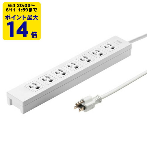 商品概要品番TAP-F37-5JANコード4969887837177商品仕様■定格容量：15A・125V（1500Wまで）■差込口：3P・7個口■プラグ：3P■コード：VCTF 1.8スケア（SQ）×2心、0.75スケア（SQ）×1心（アー...