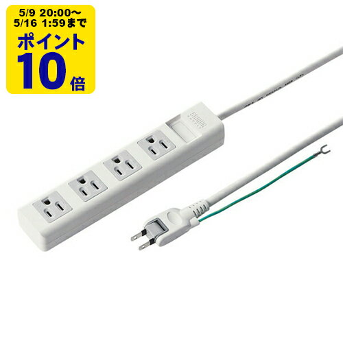 商品概要品番TAP-N3450NJANコード4969887836040商品仕様■定格容量：15A・125V（1500Wまで）■プラグ：2P（絶縁キャップ付きスイングプラグ、アースコード付き）■差込口：3P・4個口■コード：VCTF 1.8ス...
