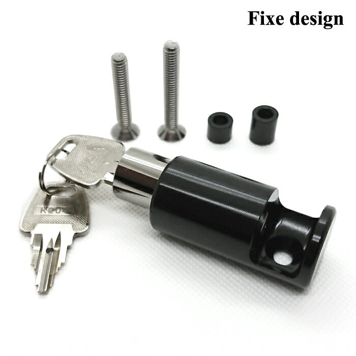 ヘルメットを盗難から守るヘルメットロック。コンパクトで使いやすく品質にこだわり製作。ABA社のパゴダ型セキュリティーロックを使用。キーは上下の方向性が無く使いやすいリバーシブルタイプ。鍵番号は60通り。カップ形状のキーシリンダー前後方向の位...