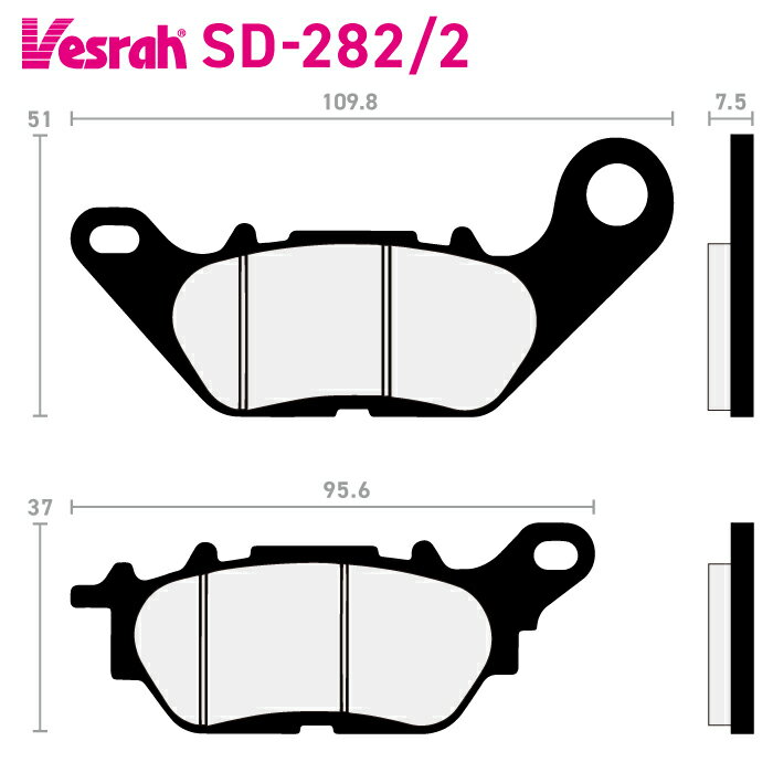 ■ 適合車種※ 車種/排気量/年式/F・R（フロント・リア）・YAMAHAT115 ECD/115cc/17-21/FYB125SP/125cc/12-20/FYB125ZRECD/125cc/15/FYS125/125cc/17-19/F...