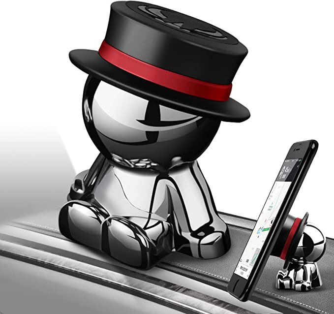 【安全で安心】 安全に固定するために最強ネオジム磁石を使用。端末を調整して360°以上回転させることができます、信号障害も起きません。 【幅広い用途】 どんなタイプの車、机または他の平らな表面にも設置することができます。プレゼントにも最適で...