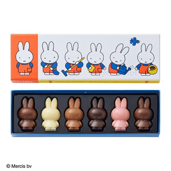 商品名 バレンタイン チョコ 2026 ミッフィープレーンチョコレート 6粒入 ディック・ブルーナ by モロゾフ ミッフィー バレンタイン 2026 チョコレート ギフト ミッフィー 本命 バレンタイン 2026 miffy かわいい チ...