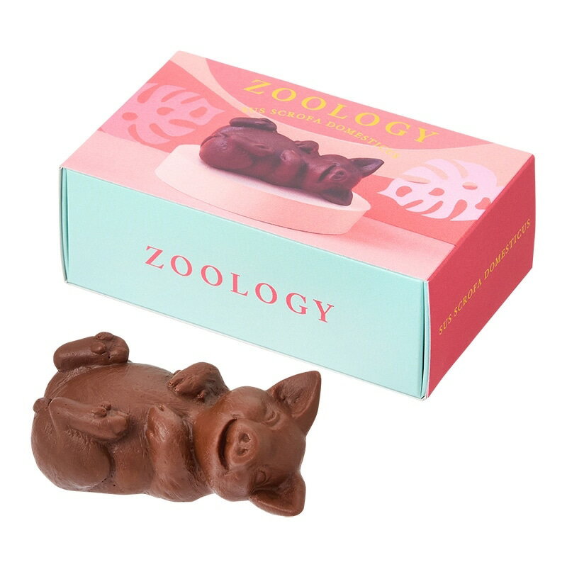 商品名 バレンタイン 2026 チョコ ズーロジー ZOOLOGY コブタ チョコレート おもしろチョコ リアル 立体 お菓子 動物 アニマル ギフト プレゼント おもしろ お洒落 男性 子供 リアル チョコレート 動物 アニマル ギフト ...