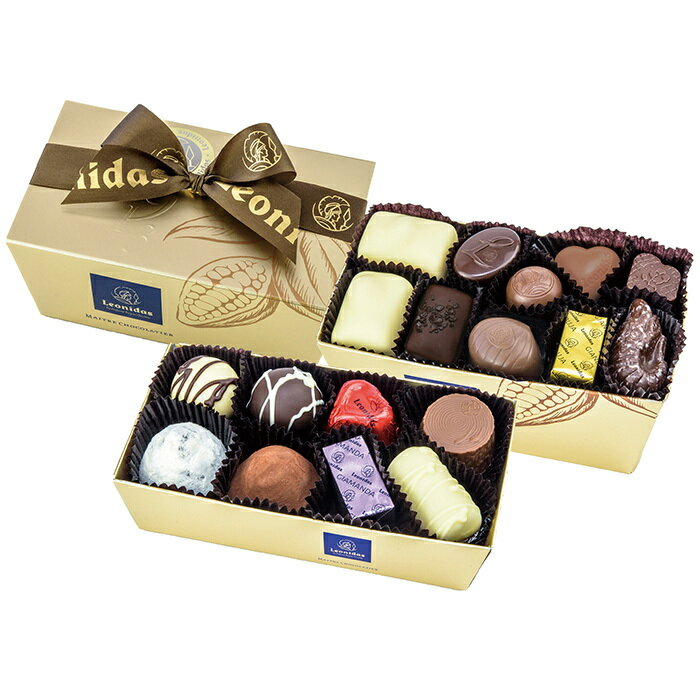 商品名 バレンタイン チョコ 2026 ベストアソートM（18P）2段 レオニダス ベルギー王室御用達 高級チョコ 海外ブランド 自分チョコ ご褒美チョコ レオニダス ご褒美 チョコ 高級 ブランド 詰め合わせ 職場 上司 レオニダス 高級...