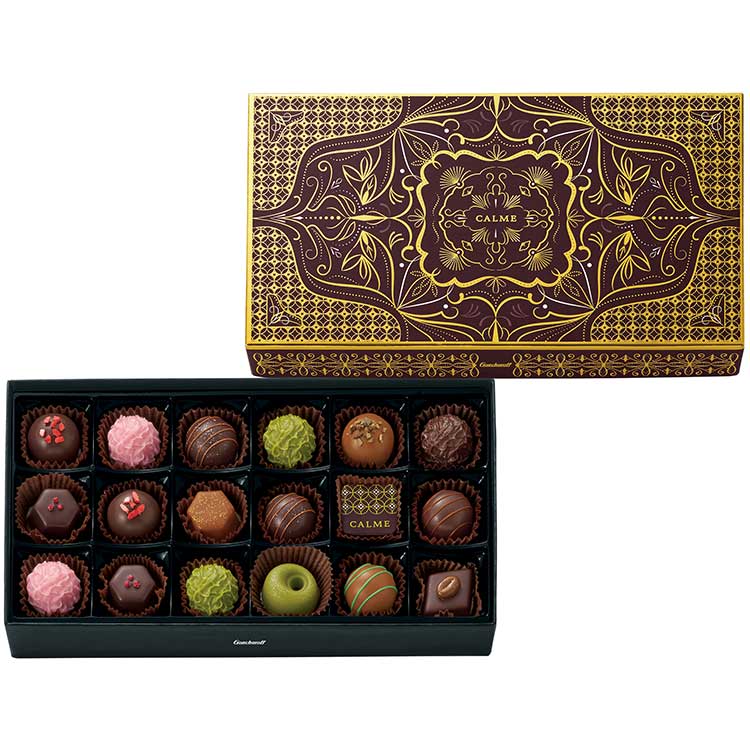 商品名 バレンタイン チョコ 2026 ゴンチャロフ カルム（トリュフアソートコレクション）18個入 ギフト プレゼント お菓子 スイーツ 詰め合わせ 義理チョコ 本命 おしゃれ 高級感 上品 大人 職場 会社 CALME チョコレート ブ...