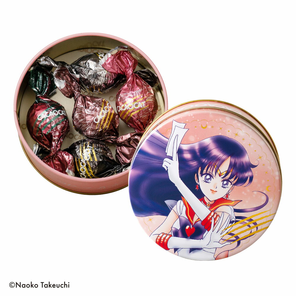 商品名 バレンタイン チョコ 2026 CACAOCAT 缶 スーパーセーラーマーズ『美少女戦士セーラームーン』自分用 チョコ ご褒美 コラボ 2026 チョコ 限定品 友チョコ かわいい セーラームーン カカオキャット 本命 セーラームー...