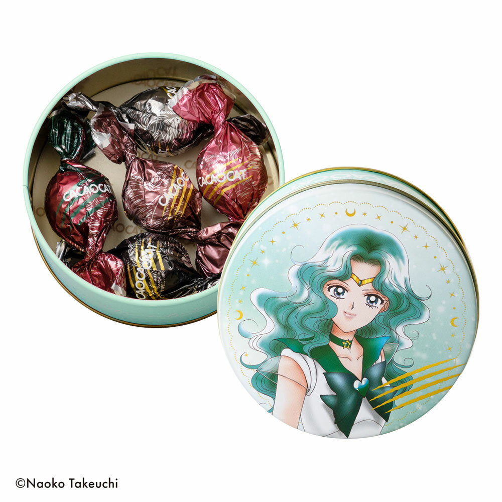 商品名 バレンタイン チョコ 2026 CACAOCAT 缶 スーパーセーラーネプチューン『美少女戦士セーラームーン』自分用 チョコ ご褒美 コラボ 2026 チョコ 限定品 友チョコ かわいい セーラームーン カカオキャット 本命 セーラ...