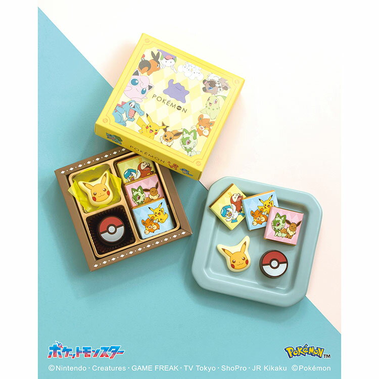 商品名 バレンタイン チョコ 2026 チョコセットS ポケモン 5粒入 ポケットモンスター アルコール不使用 ポケモン チョコ 詰め合わせ キャラクター チョコレート 子供 ギフト ニャオハ ホゲータ クワッス 人気 御三家 キャラ ピカ...