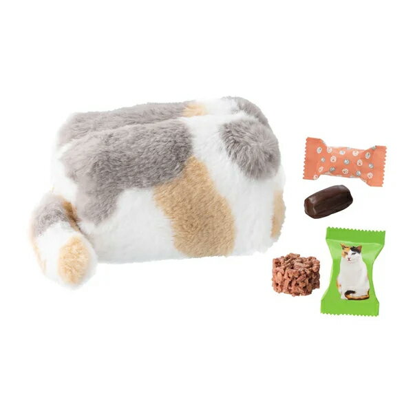 商品名 バレンタイン チョコ 2026 ねこみゃみれ にゃんポーチ（パステル三毛）メリーチョコレート 猫 チョコ バレンタイン 2026 猫好き プレゼント メリー 義理チョコ 会社 本物そっくり 猫缶 三毛猫 チョコ ホワイトデー バレン...