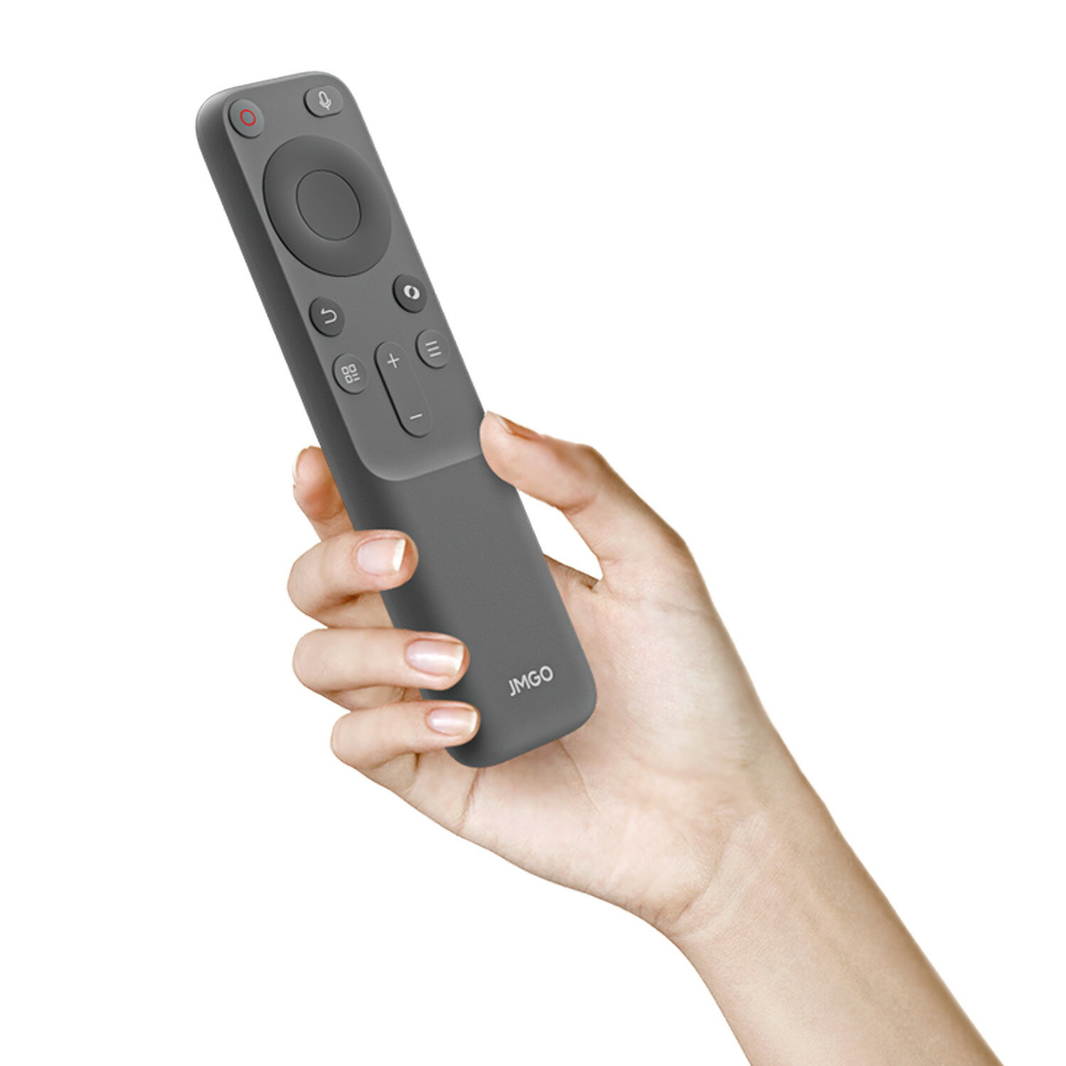 JMGO N1シリーズ用のBluetoothリモコンです。 「設定ボタン」と「メニューボタン」を同時押しすることで接続することができます。 Googleアシスタント呼び出しボタンがあり、ワンアクションで様々な操作をすることができます。 カラ...