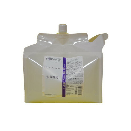 商品名 INO(イーノ) BIOGANCE(バイオガンス) ホワイトスノーシャンプー 4L 内容量 4L 商品説明 【特徴】●しっとりと柔らかく艶やかな仕上がり。グリーンハーブの香りで、もつれ絡みを防ぎます。●エルダーベリー＆矢車草エキス配...
