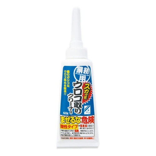 商品名 業務用スカッとウロコ取りクリーナー 内容量 60g 成分 研磨材(33.3%けい酸系化合物)・クエン酸・増粘剤・防腐剤・水 備考 ※パッケージデザイン等は予告なく変更されることがあります。 ※メーカー都合により商品のリニューアル・変...
