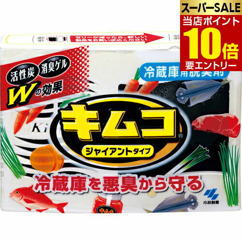 商品名 キムコ ジャイアント 162g 商品詳細 内容量：活性炭22g+活性炭ゼリー140g※活性炭と消臭ゲルWの効果、すぐれた脱臭力で庫内のイヤなニオイを持続的に消臭する消臭剤 冷蔵庫用です。 商品説明 「キムコ ジャイアント 162g」...