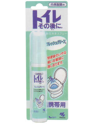 商品説明「小林製薬 トイレその後に 携帯用 23mL」は、イヤなニオイを強力に瞬時に消臭する、トイレ用消臭スプレーです。携帯にも便利なミニサイズ。約16回お使い頂けます。便器の中に直接スプレーしてお使い頂けるほか、イヤなニオイが篭っている場...