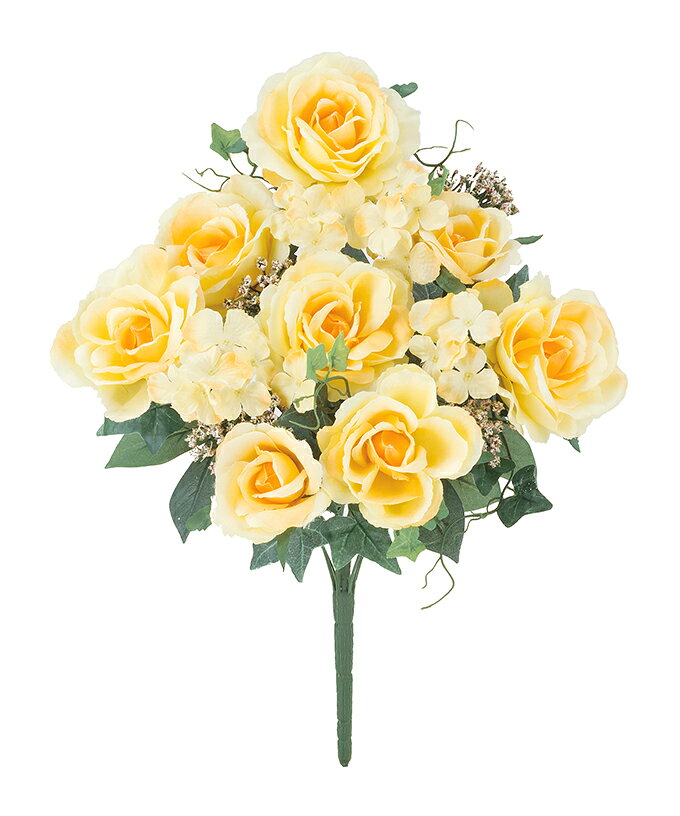 素材ポリエステルサイズ全長：50cm花径：3.5〜11cmリーフ：2.5〜8cm適合ポットサイズNP*-0006色イエロー　