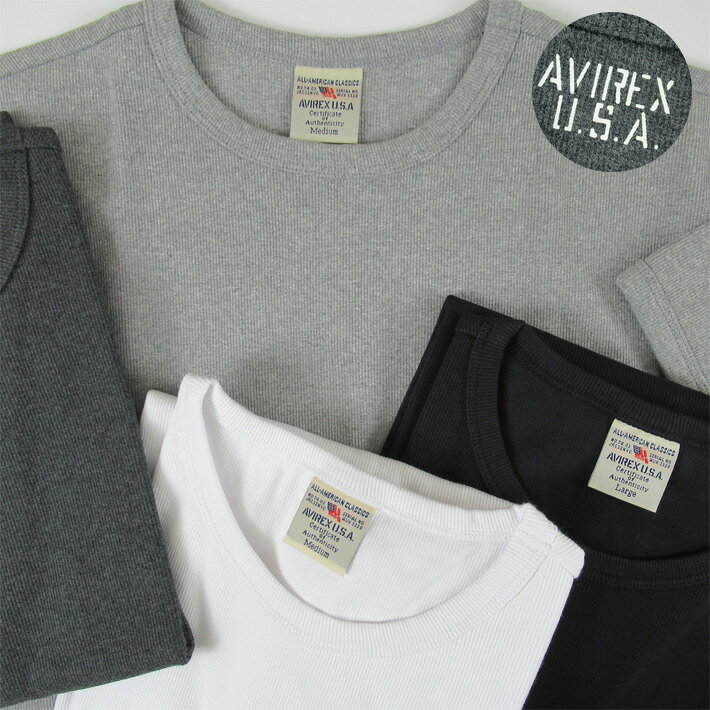 AVIREX DAILY CREW-NECK S/S AVIREX DAILY CREW-NECK S/S 1975年創業以来長きにわたって米空軍の正式指定業者としてミルスペックをクリアするフライトジャケットを作り続けてきたAVIREXがコ...