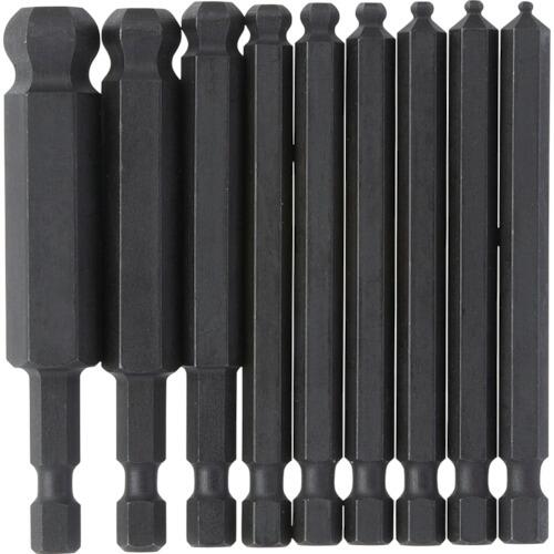 ボンダス ボールポイント・パワービット セット9本組（2-12mm）■ 特長電動工具との使用に最適です。ボールポイント形状により最大25度の角度で回す事ができます。プロガード加工は一般的な黒染加工の5倍以上の耐食性があります。鋼材にはバナジ...