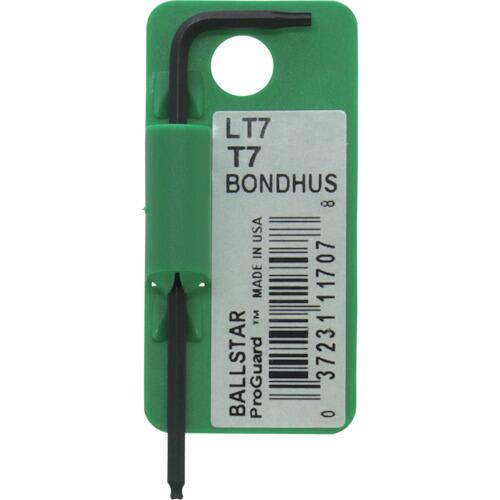 ボンダス ボールポイント・トルクス［［R］］ ボールスターL-レンチ T7■ 特長長手の先端がボールポイントになっており、最大20°まで傾けて使用することができます。プロガード（TM）加工により、通常の黒染めの5倍の防錆効果があります。硬度...