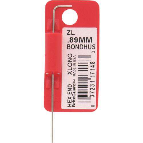 ボンダス 六角L-レンチ エクストラロング 0．89mm■ 特長ブライトガード（TM）は、クローム以上に光沢のあるメッキです。新合金プロテニアム鋼（TM）により硬度が従来より20％以上アップしました。■ 商品スペック仕様・規格対辺寸法(mm...