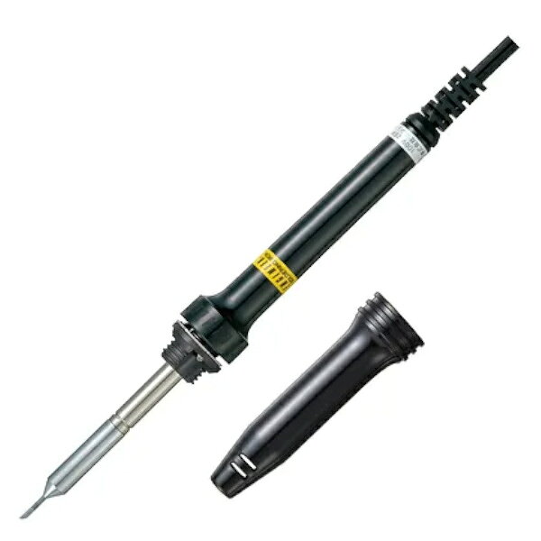 エンジニア セラミックハンダコテ 耐熱キャップ付■ 特長高性能セラミックヒーターの採用により、コテ先温度の立ち上がりが速く、約1分ではんだ付けが可能です。グリップからコテ先までの長さが短く操作性に優れています。精密ソルダリングに最適のシャー...