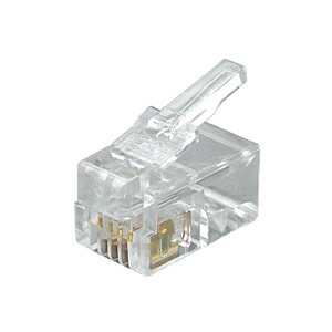 モジュラープラグ MJ-404モジュラープラグ MJ-404通信線用●ツメ（ラッチ）を曲げても折れにくいポリカーボネート製ボディ仕様プラグタイプ4P4C入数50個JAN4937897105500※当店に在庫のない場合はお取り寄せのため納期に...