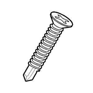 JEFCOM/ジェフコム DENSAN/デンサン P-PACK ピアスネジ（ステンレス）皿頭 φ4×30mm PS-430SP厚鋼板用ネジ（皿頭　ステンレス）●売筋アンカー・ファスニング類　Pパックシリーズ●用途：厚鋼板用　ステンレス製仕様...