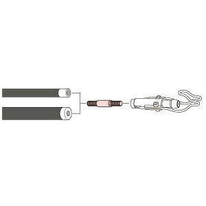 JEFCOM/ジェフコム DENSAN/デンサン ライト付フック金具アダプター DBF-PL-J旧仕様のブラックフィッシャーに各種先端金具が装着できる●先端がM5凹ネジのブラックフィッシャーに、ライト付フック金具など各種先端金具を取り付ける...