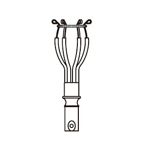 JEFCOM/ジェフコム DENSAN/デンサン ランプチェンジャーキャッチヘッド 各種電球用 適合ランプバルブ径：φ45〜70 DLC-CHランプチェンジャーの先端に取り付けて、様々なランプに対応●適合ランプ：シリカ電球、クリア電球、耐震...