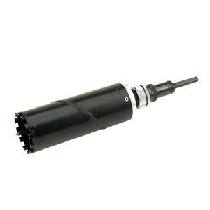 JEFCOM/ジェフコム DENSAN/デンサン ワンタッチダイヤモンドコア フルセット φ105mm OD-105N新開発のダイヤモンドチップにより高性能の切れ味＆超寿命●鉄筋コンクリート、磁器タイル、硬質タイル、大理石、ブロック、モルタ...