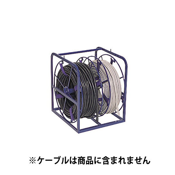 Jefcom ジェフコム DENSAN デンサン マジラックリール 2連大 MRR-462多種複数の電線を扱う店舗、現場・工場等での電線の収納引出しシステム460φリール仕様：ワッパ外径460φ以下、ワッパ内幅160（110）mm以下の電線...
