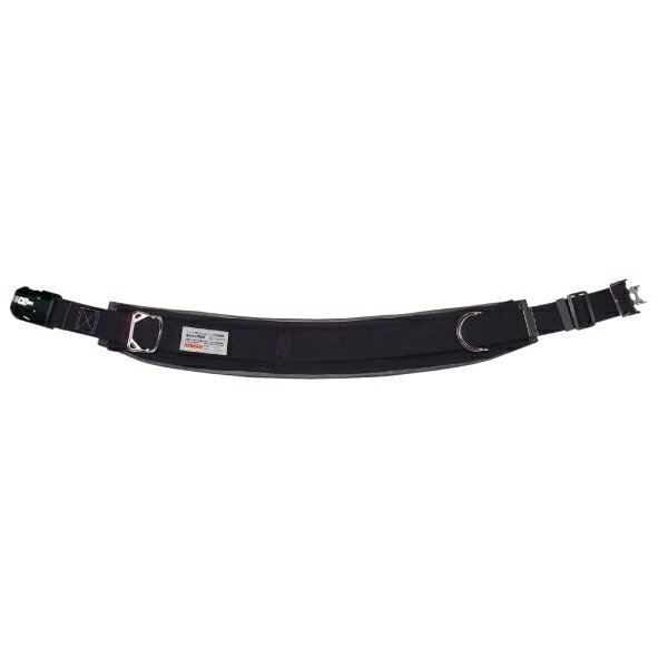 Jefcom・ジェフコム/DENSAN・デンサン ワークポジショニング用器具 WP-R98DS-1BK●カーブタイプ●ワンタッチバックル●D環1.個●補助ベルト幅1.00mm※墜落制止には別途フルハーネスを併用してください。※従来の「柱上安...