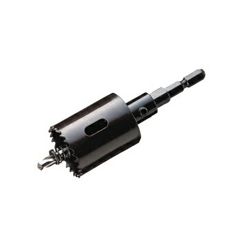 Jefcom・ジェフコム/DENSAN・デンサン 充電バイメタルホールソー JH-38六角シャンクタイプで充電ドライバー対応●切りクズが簡単に除去できる排出用スプリング装備●耐熱性に優れたM42（コバルトハイス鋼）採用により薄ステンレス板に...