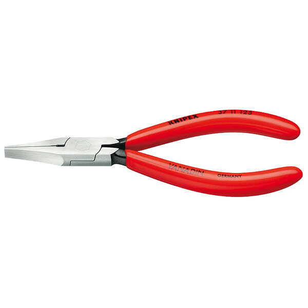 KNIPEX・クニペックス 時計細工用アジャスティングプライヤー 3711-125極めて精密なエレクトロニクス関連、精密機器関連の組み立て作業に最適な高精度のプライヤー●極めて精密なエレクトロニクス関連、精密機器関連の組み立て作業に最適な高...