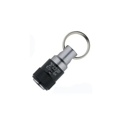 TOP 携帯用ソケットホルダー黒 ESH-BK特長 丸穴だから、六角シャンク製品を素早く収納できます スライド部を引き上げないと抜けない安全設計です コンパクトなアルミ合金製の為、超軽量化を実現しました サイズや品種に応じて、選べる豊富な単...