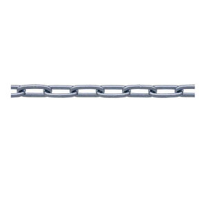 TRUSCO ユニクロカットチェーン 4．8mmX3m TIC483切断済みチェーンですので、即時にご使用いただけます。間仕切り・転倒防止。仕様【仕様】使用荷重(kN)：1.47線径d(mm)：4.8全長(m)：3内長P(mm)：27内幅W...