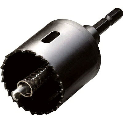 ハウスB.M　バイメタルホルソーJ型 BMJ52●コンビ軸搭載により六角軸（対辺6.35mm）とチャック式（10mm）の両方に使用可能です。●ツバなし貫通タイプです。(φ17〜65)●有効長の長さが最長クラスです。●被削材:鉄板（3.2mm...