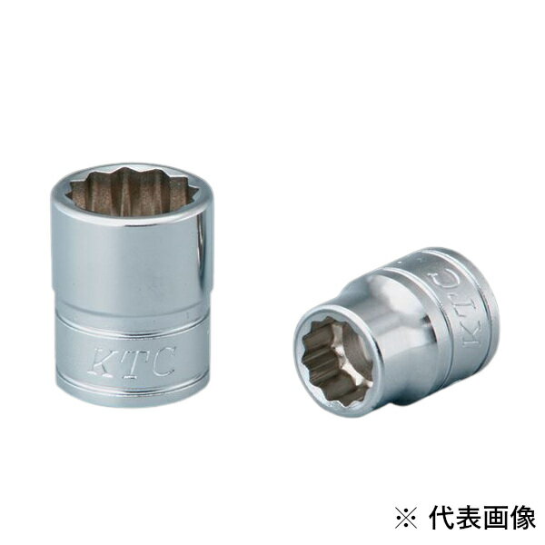 KTC 9．5sq．ソケット（十二角）23mm■ 特長口径部と差込角に応力の集中を防ぐことでボルト・ナットのエッジを傷めにくくし、より確実な締め付け・緩め作業が行えるパワーフィット形状を採用しました。従来品に比べ全長が短いコンパクト設計で、...