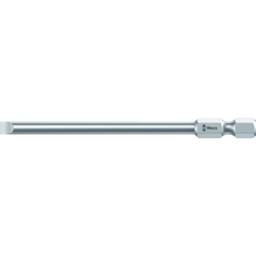 Wera 800／4Z ビット 1．2X8．0X50■ 特長スタンダードタイプのドライバー用ビットです。頑強なビットで、鉄板や金属板での加工に最適です。■ 商品スペック仕様・規格差込：6.35mm刃先：（−）8.0全長(mm)：50材質-質...