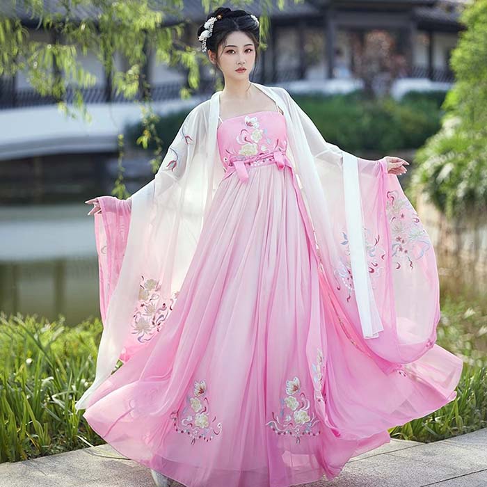 商品 漢服 内容 羽織+ワンピース+ショール 素材 ポリエステル サイズ S 身長155cm　バスト90cm　ワンピースの丈105cm M 身長160cm　バスト92cm　ワンピースの丈110cm L 身長165cm　バスト95cm　ワンピ...