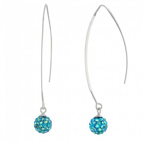 ブランド名Main and Sterling性別womens (adult)商品名Sterling Silver Crystal Thread Wire Drop EarringsカラーAqua