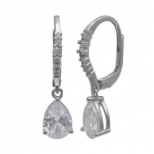 ブランド名PRIMROSE性別womens (adult)商品名Primrose Sterling Silver Cubic Zirconia Pear Teardrop EarringsカラーBlack