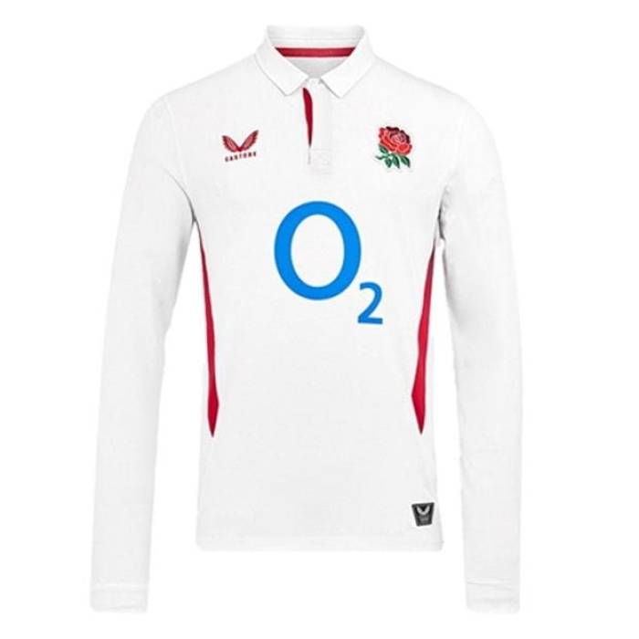 ブランド名Castore性別Kids(ジュニア キッズ)商品名England Rugby Home Classic Long Sleeve Shirt 2025 Juniorsカラー・White/Red