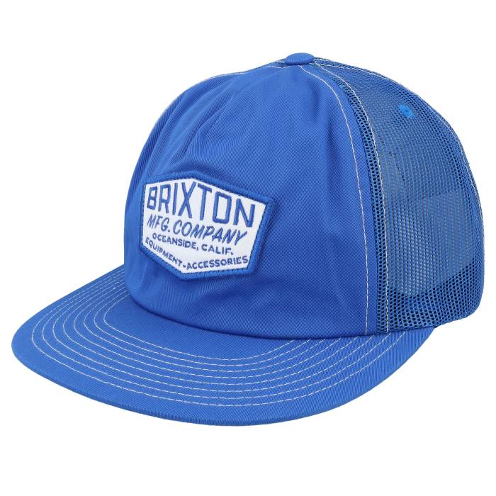 ブランド名Brixton性別Men(メンズ)商品名Coleson Hat Royal/Royal Truckerカラー・Blue