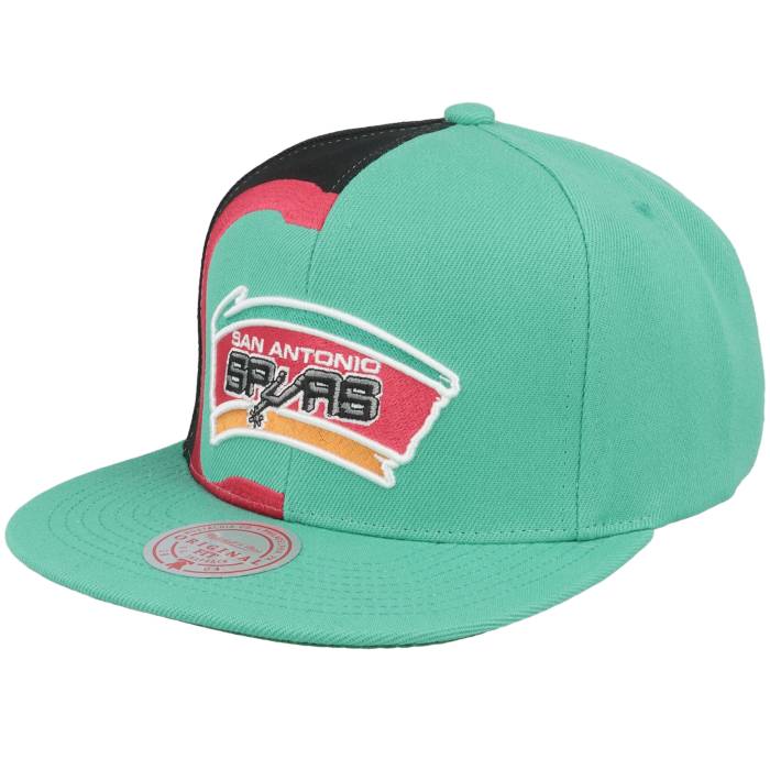 ブランド名Mitchell & Ness性別Men(メンズ)商品名San Antonio Spurs Retroline Teal/Black Snapbackカラー・Green