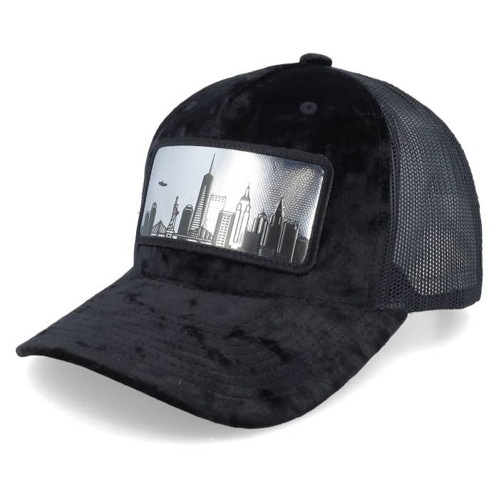 ブランド名Calza Pennello性別Men(メンズ)商品名New York Silver Patch Velvet Black A-Frame Truckerカラー・Black