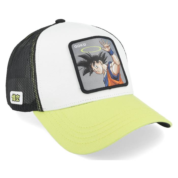 ブランド名Capslab性別Men(メンズ)商品名Dragon Ball Goku Black/White/Yellow A-Frame Truckerカラー・White