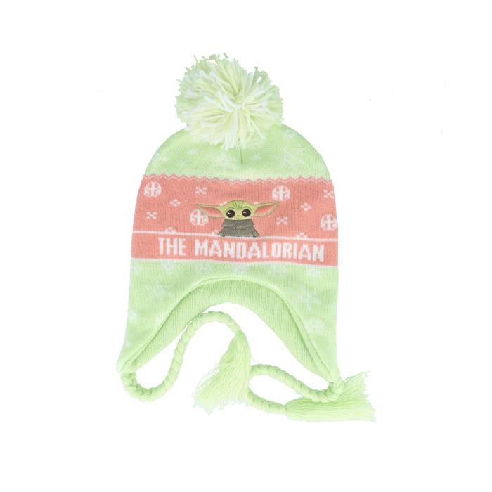 ブランド名Difuzed性別Men(メンズ)商品名Kids The Mandalorian Grogu Sherpa Beanie Green/Pink Pomカラー・Green